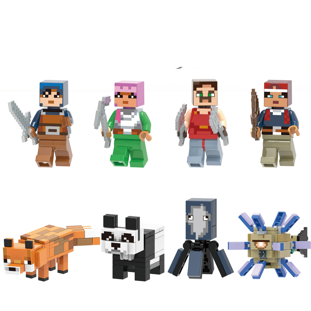 Minecraft Minifigures Set – Affordable Building Blocks